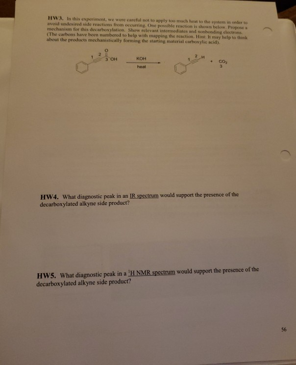 Solved Post-Lab Questions HW1. The progress of a chemical | Chegg.com