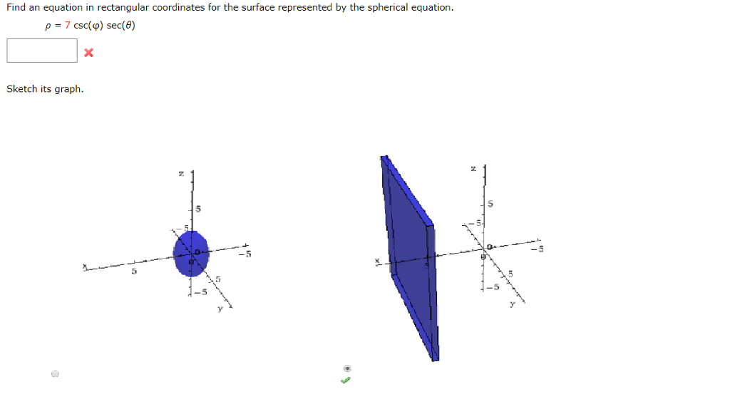 Solved Find an equation in rectangular coordinates for the | Chegg.com