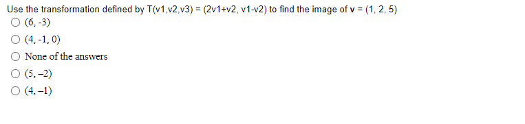 Solved Use the transformation defined by | Chegg.com
