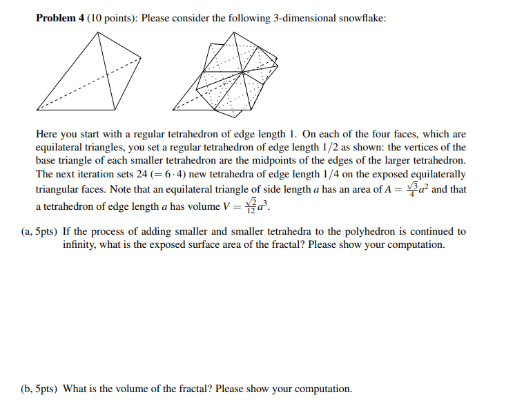 Solved Problem 4 (10 points): Please consider the following | Chegg.com