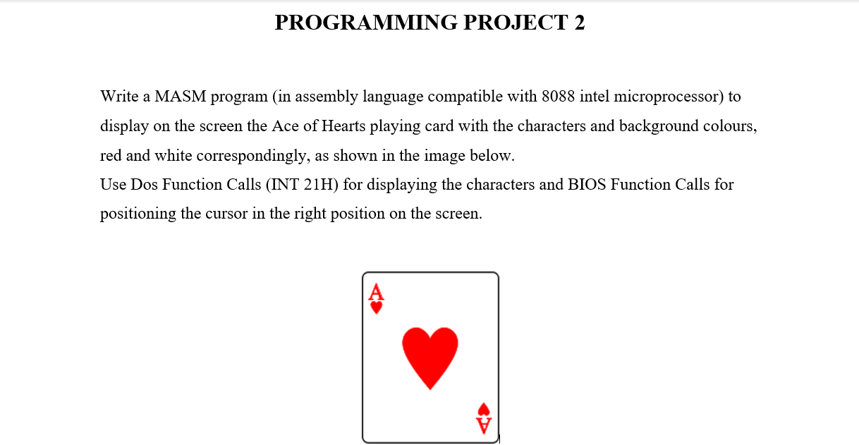 Solved PROGRAMMING PROJECT 2 Write a MASM program (in | Chegg.com