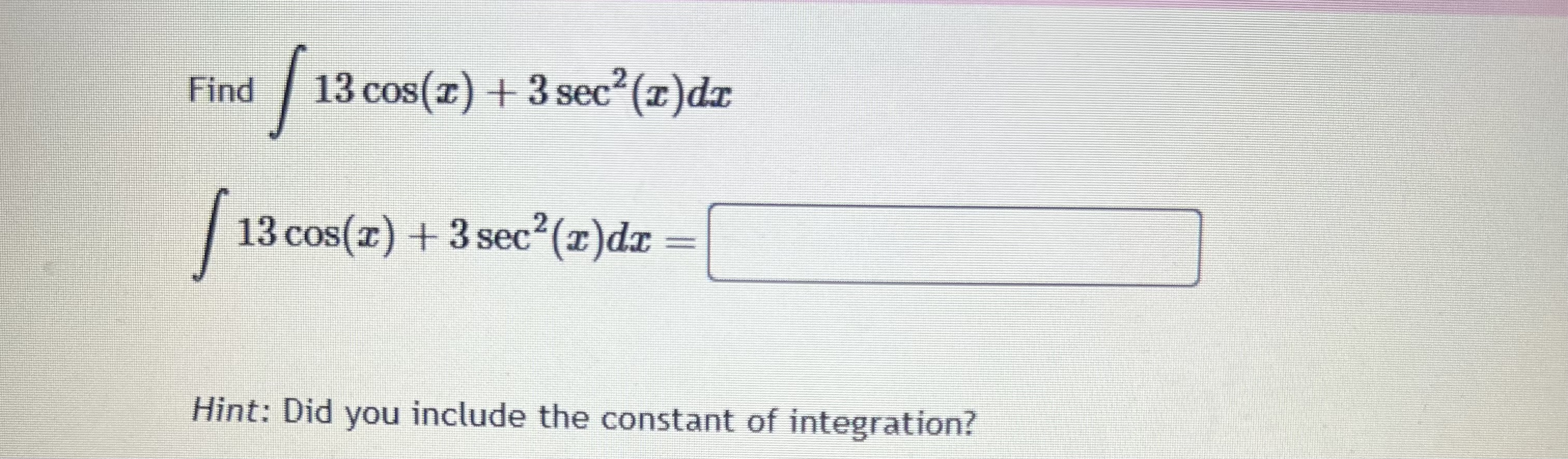 Solved h(x)=∫-2sin(x)(cos(t4)+t)dth'(x) ﻿Find | Chegg.com
