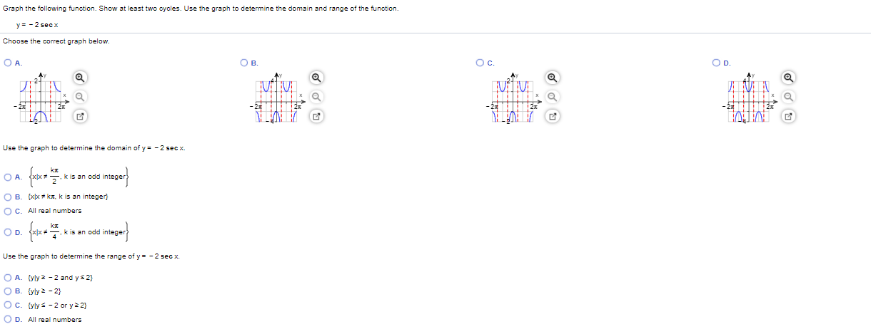 Solved Graph the following function. Show at least two | Chegg.com