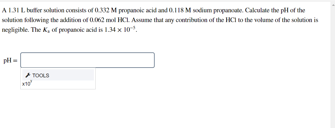 Solved A 1.31 L buffer solution consists of 0.332 M | Chegg.com