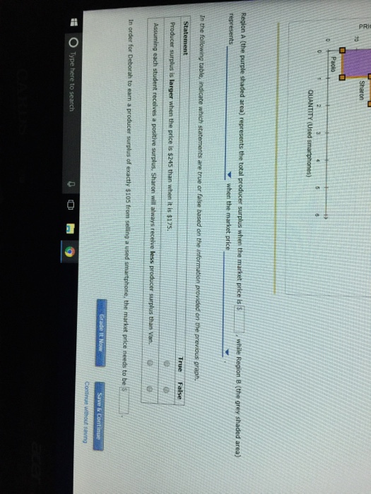 Solved Attempts: Keep the Highest: 3 6. Producer surplus and | Chegg.com