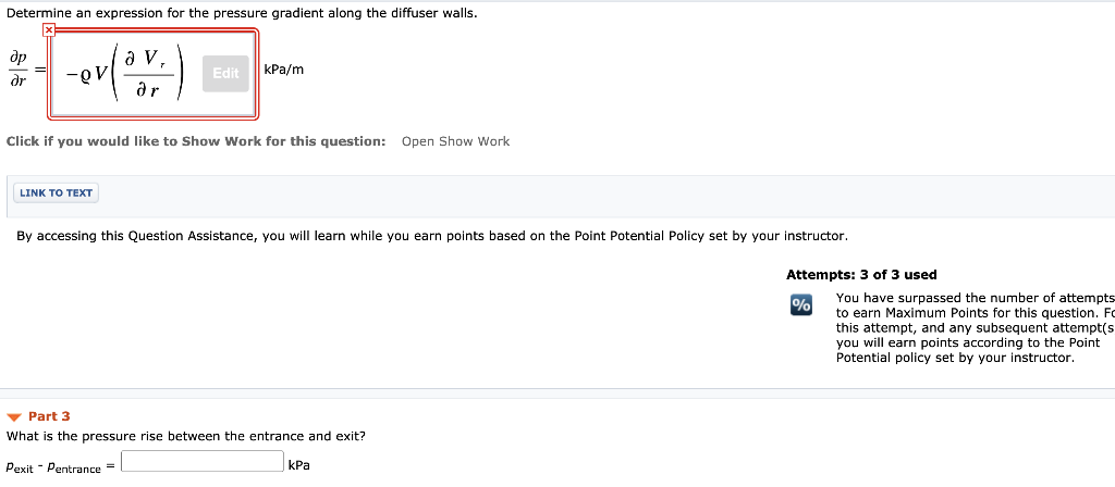 Solved Water flows through a two-dimensional diffuser having | Chegg.com