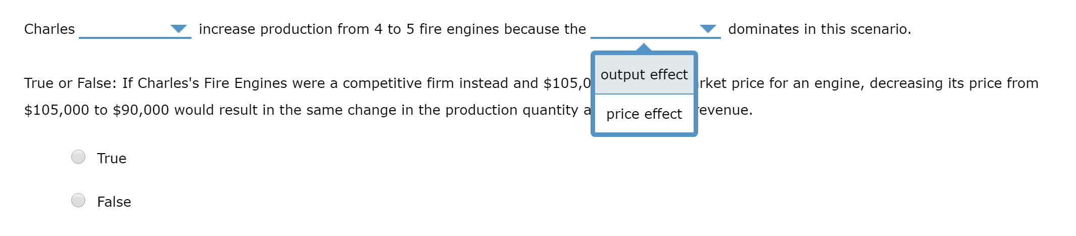 Solved 3. The components of marginal revenue Charles's Fire | Chegg.com