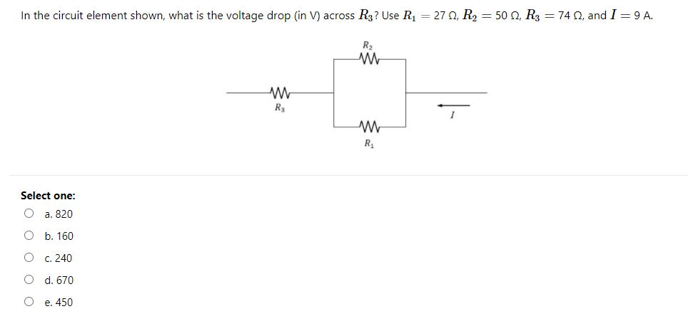 Solved In the circuit element shown, what is the voltage | Chegg.com