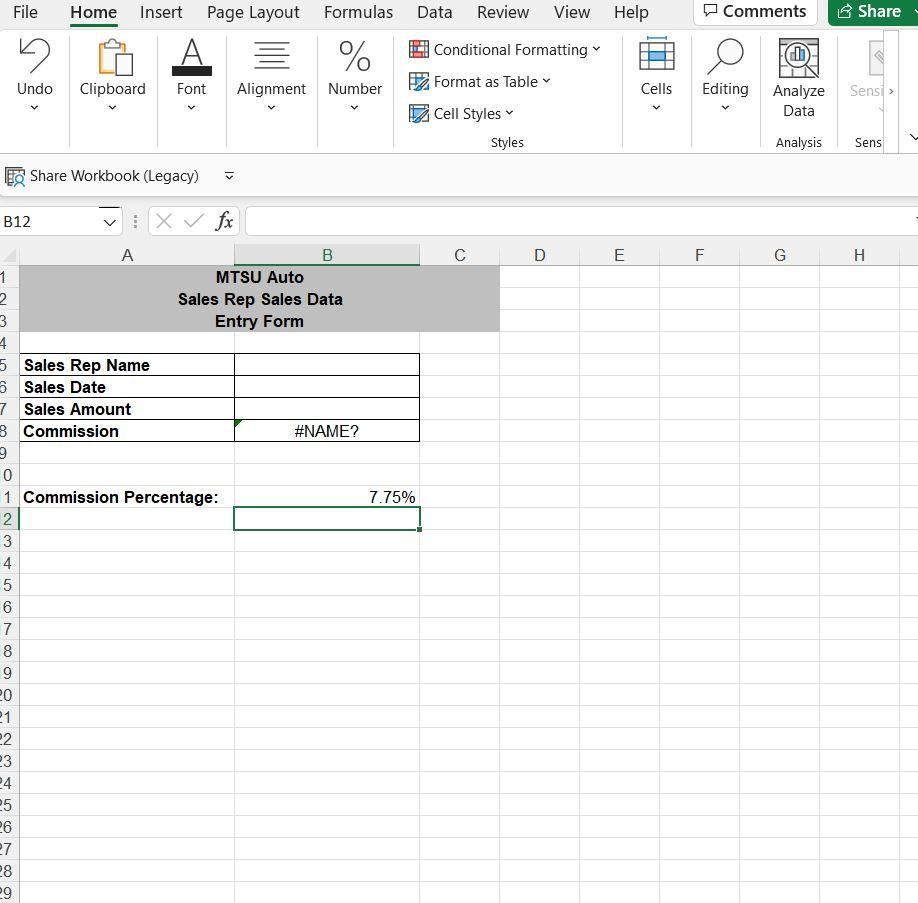You are working in MTSU Auto’s Sales Department as an | Chegg.com