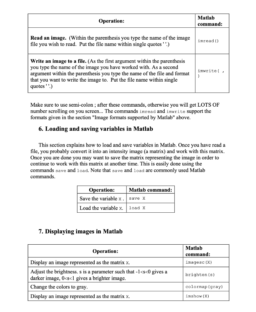 Solved EELE 5110 Digital Image Processing Lab. Lab. 2 Basic | Chegg.com