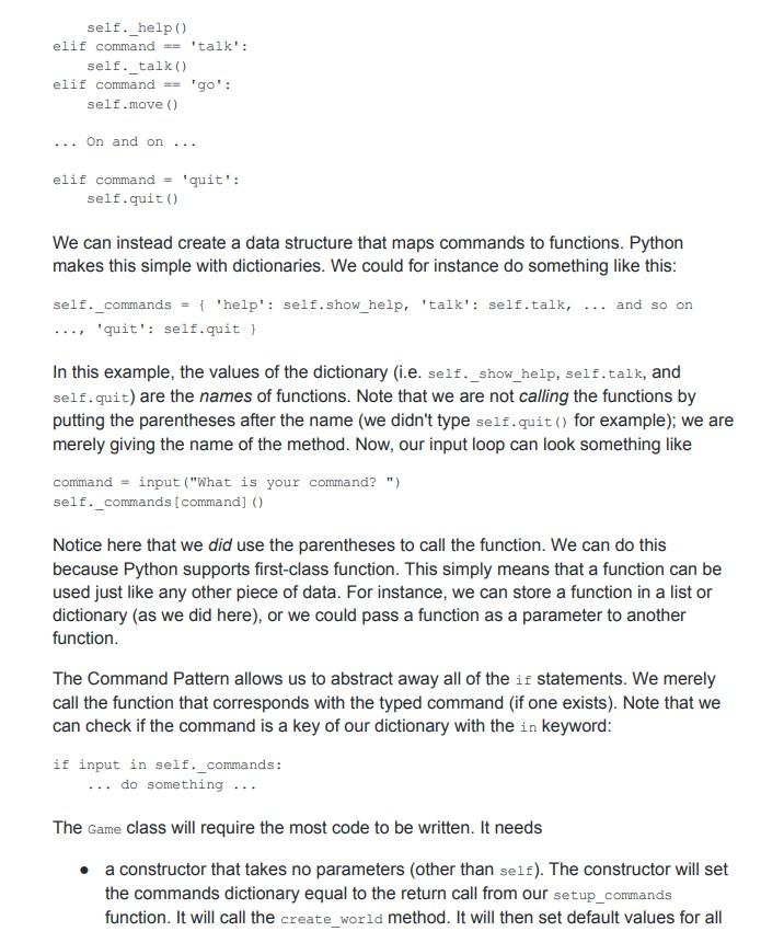 Solved An Item represents objects the player may encounter | Chegg.com