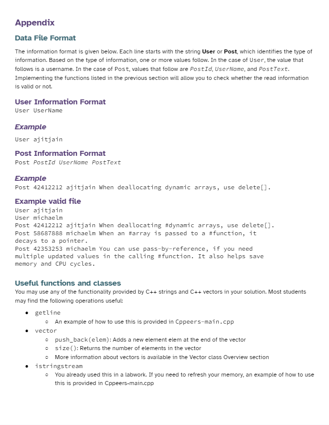Solved HW: Hello, CPPeers! Overview Objectives 1. Practice | Chegg.com