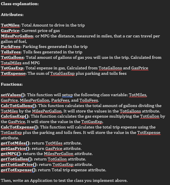 Solved Instructions: Develop a Java Project (class and main | Chegg.com