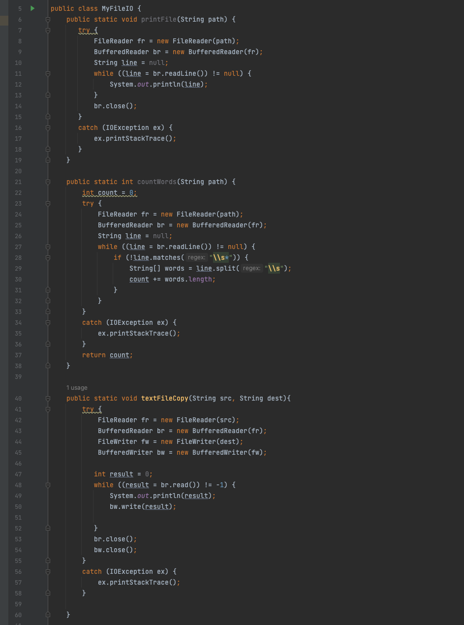 Solved In the MyFilelO class, write a recursive method | Chegg.com