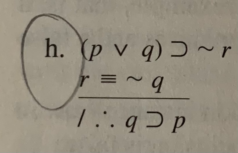 Solved Use the full truth table method to determine whether | Chegg.com