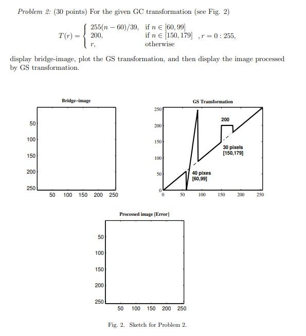 Problem 2: (30 points) For the given GC | Chegg.com