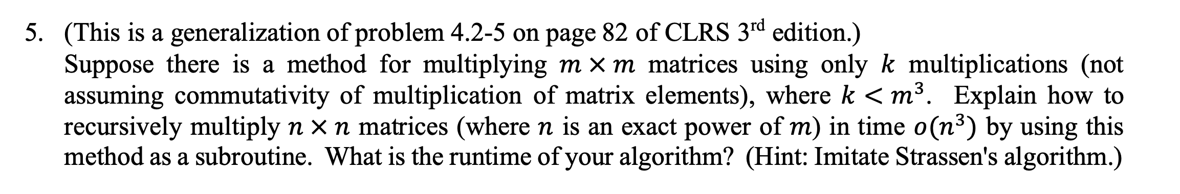 5. (This is a generalization of problem 4.2-5 on page | Chegg.com