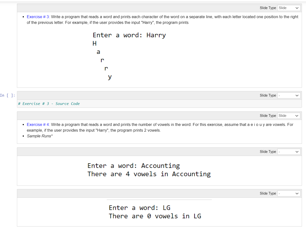 Solved Slide Type Slide • Exercise 3 Write A Program That 
