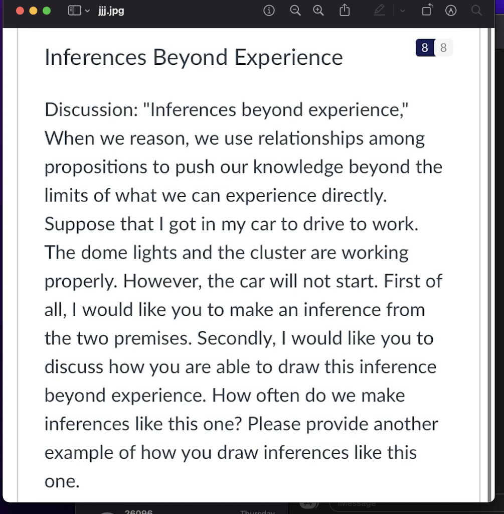 v jjj.jpg 8 8 Inferences Beyond Experience | Chegg.com