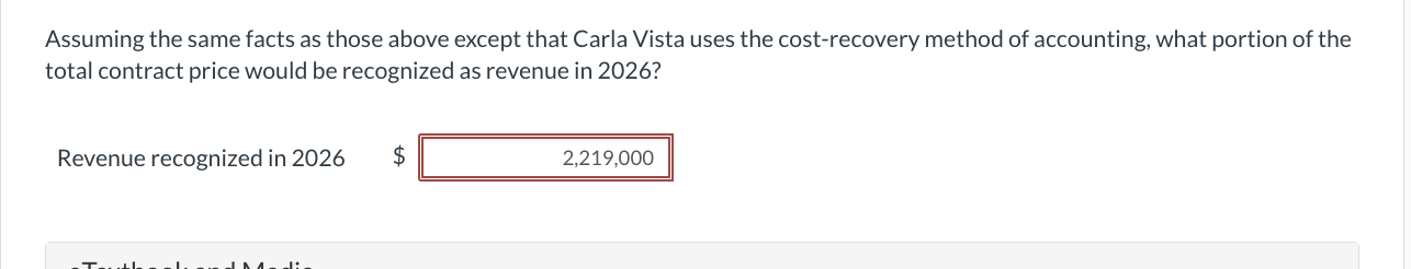 Solved Carla Vista Construction Company uses the | Chegg.com