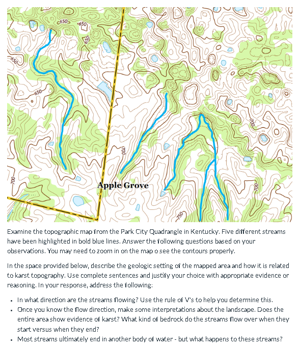 Solved Examine the topographic map from the Park City | Chegg.com