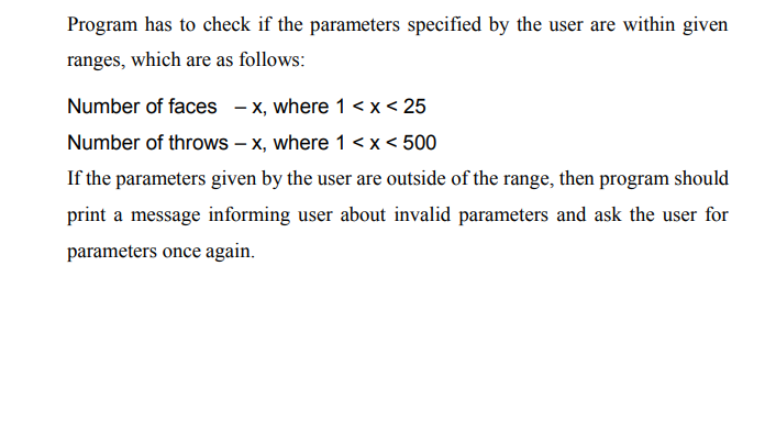Solved Are supposed to develop a program that will be | Chegg.com