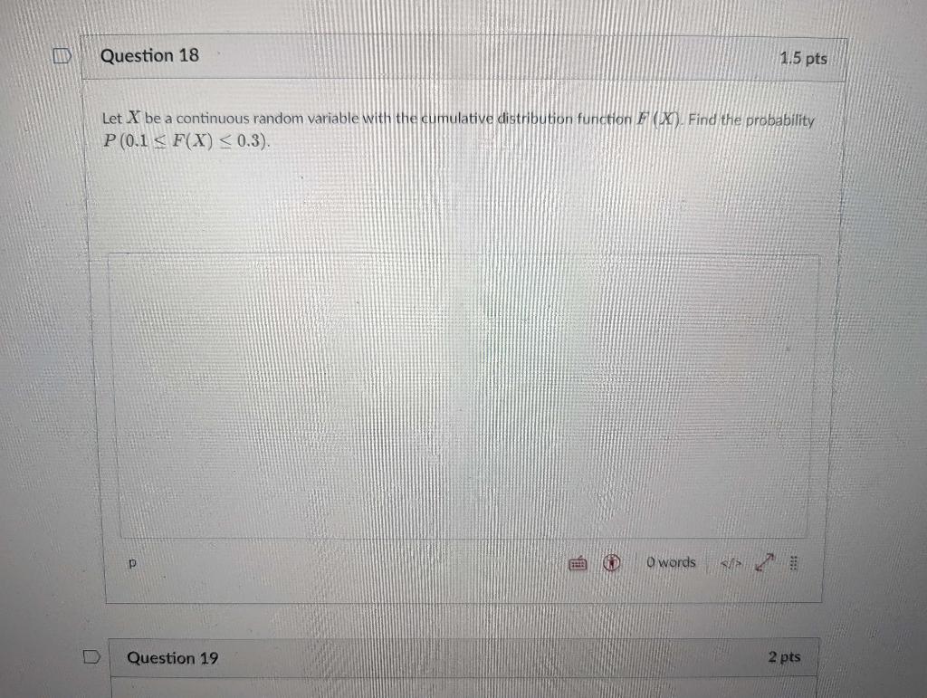 Solved Let X be a continuous random variable with the | Chegg.com