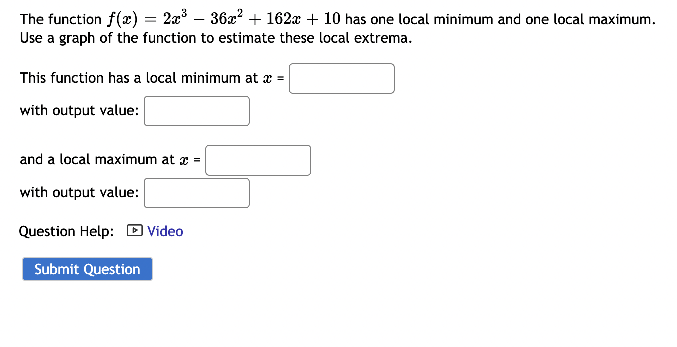 Solved The function | Chegg.com