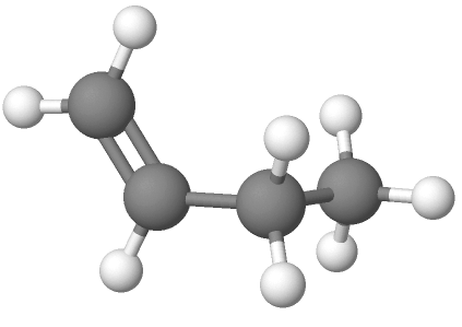 Solved Question 9: Examine the model of 1-butene and explain | Chegg.com