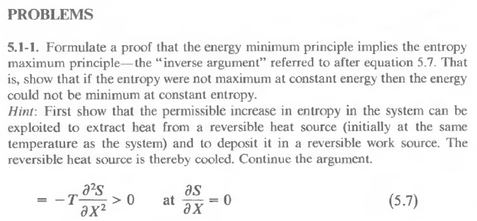 PROBLEMS 5.1-1. Formulate a proof that the energy | Chegg.com