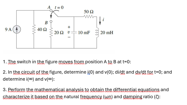 Solved Show me the steps to solve1. ﻿The switch in the | Chegg.com