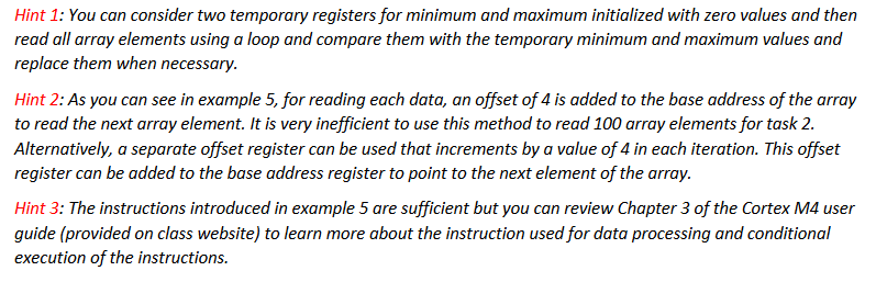 Solved Write An Arm Assembly Program To Find The Maximum And 