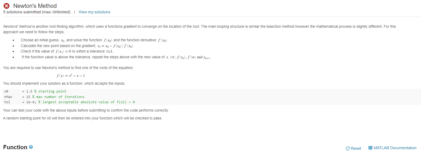 Solved approach we need to follow the steps; - Choose an | Chegg.com