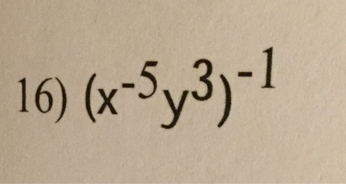 Solved 16) (x-5y3) | Chegg.com