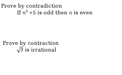 Solved Prove by contradiction If n3 +5 is odd then n is even | Chegg.com