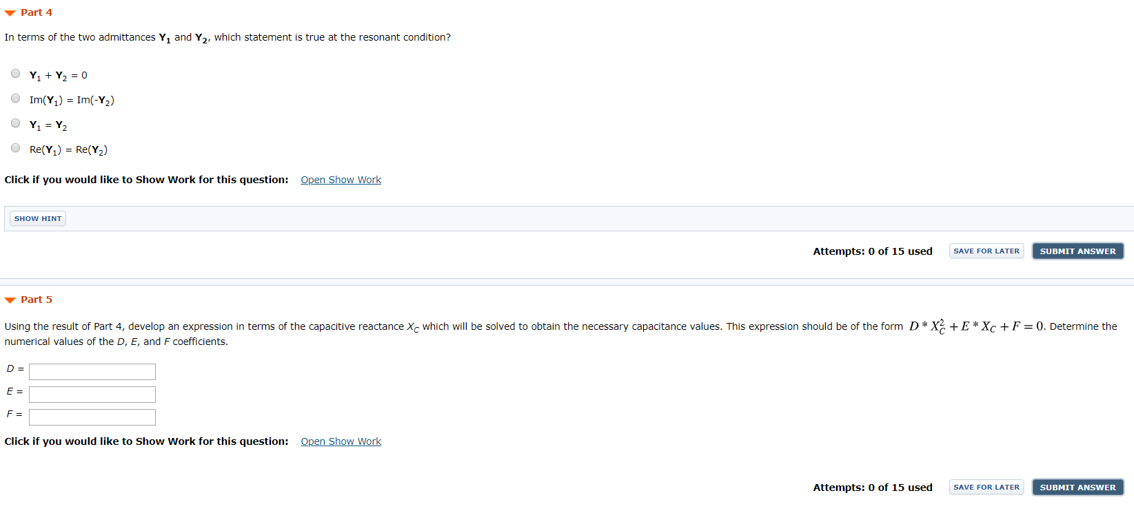 Solved Part 1 Correct. Determine the value of C in the | Chegg.com
