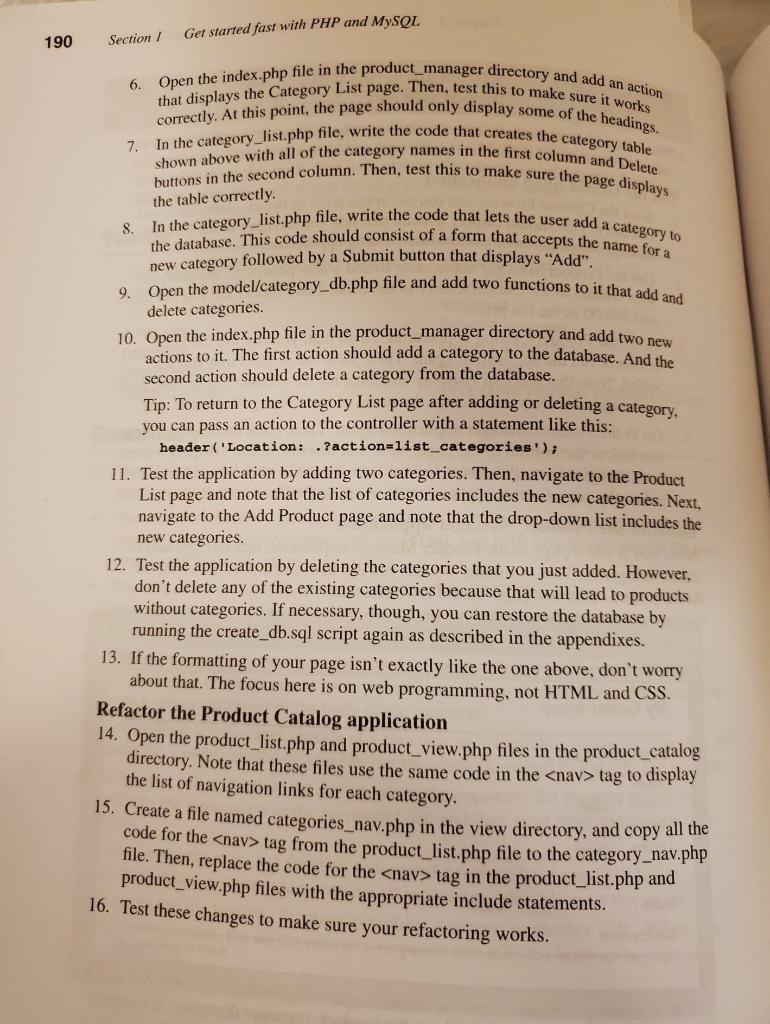Solved Chapter 5 How to use the MVC pattern to organize your | Chegg.com