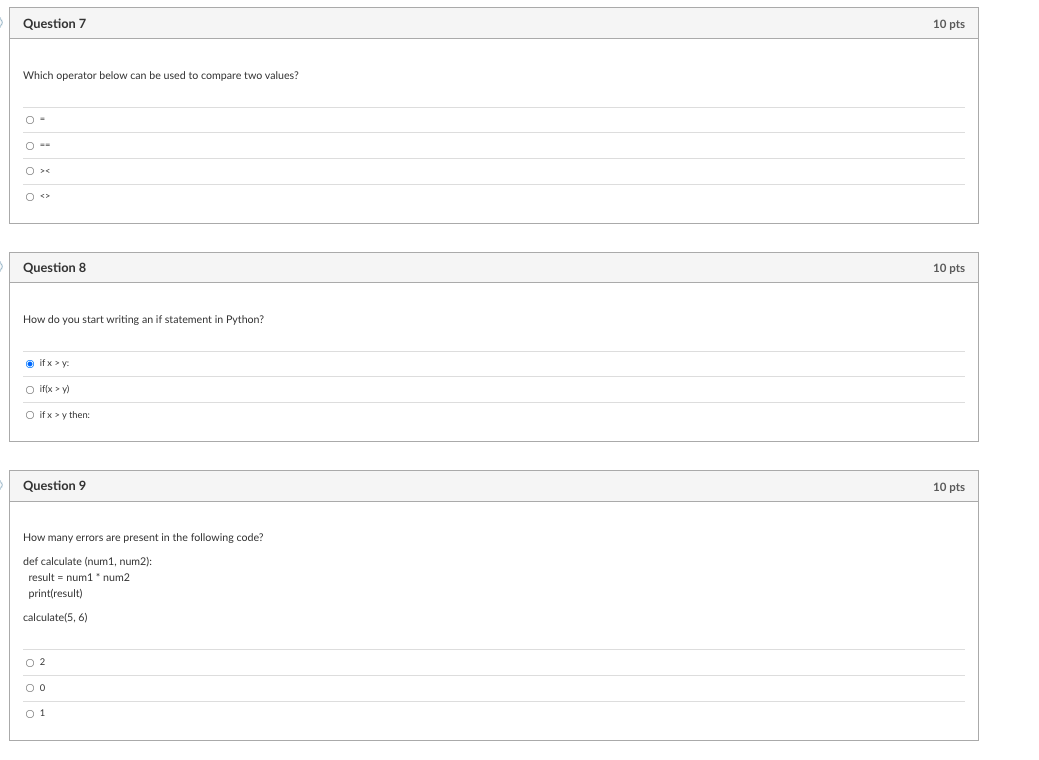 Solved Question 3 10 pts What data type will the user_input | Chegg.com