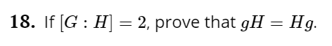 Solved 6. Describe the left cosets of SL2(R) in GL2(R). What | Chegg.com
