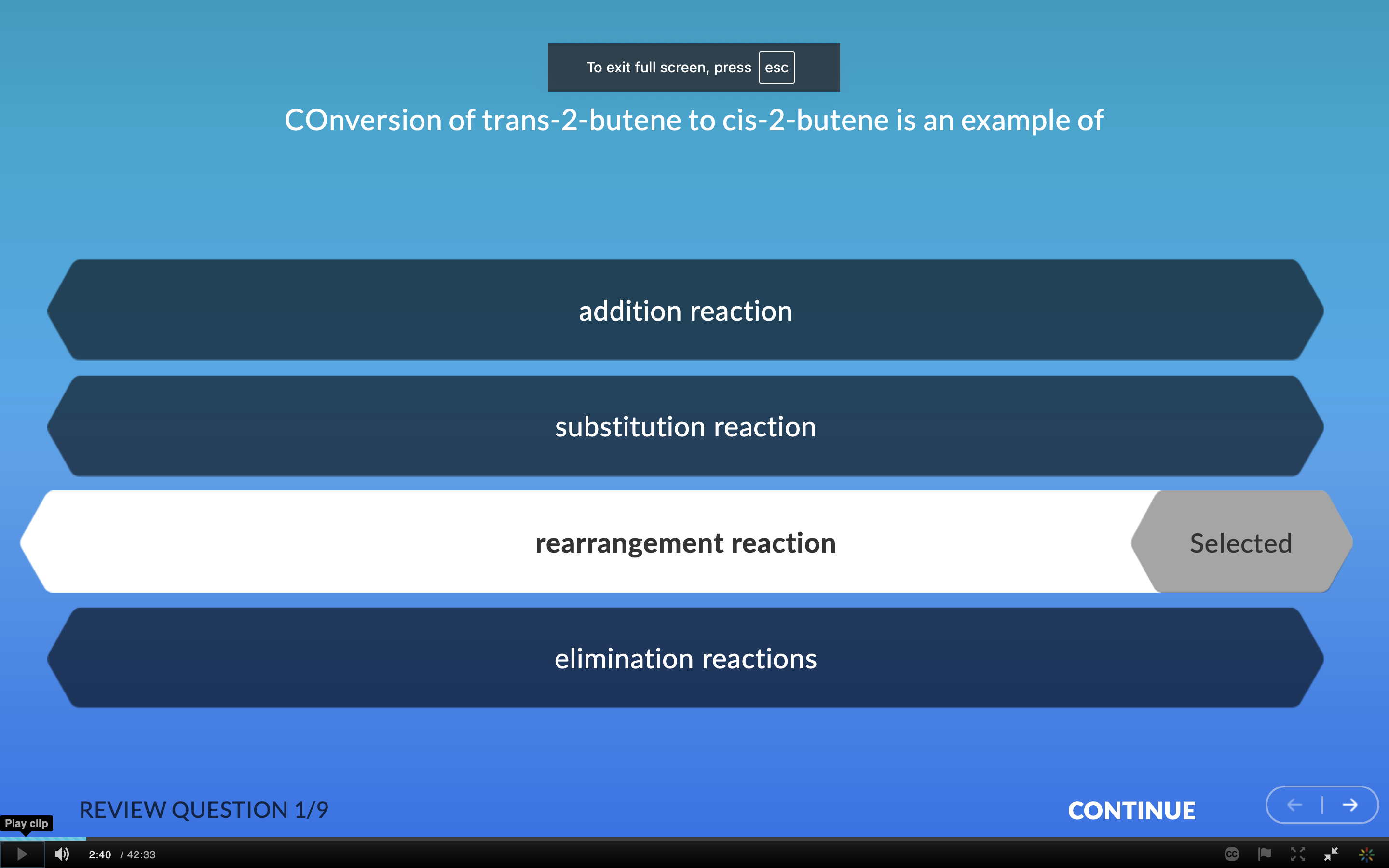 Solved COnversion of trans-2-butene to cis-2-butene is an | Chegg.com