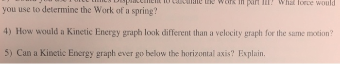 Solved What force would you use to determine the the work of | Chegg.com
