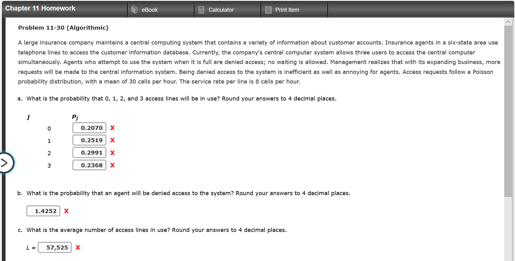 Solved Chapter 11 Homework eBook Calculator Print Item | Chegg.com Solved Chapter 11 Homework eBook Calculator Print Item | Chegg.com