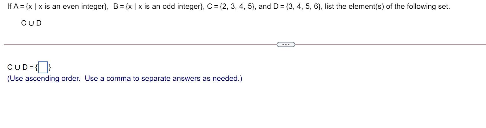 Solved If A = {x | x is an even integer}, B = {x | x is an | Chegg.com