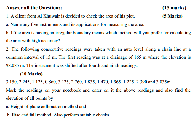 Solved Answer all the Questions: (15 marks) 1. A client from | Chegg.com