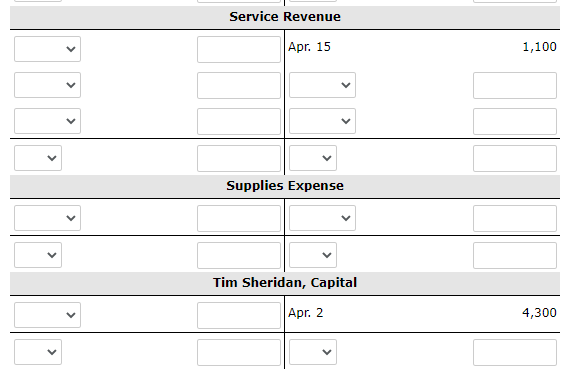 Solved Exercise 4-8 (Part Level Submission) Tim Sheridan | Chegg.com