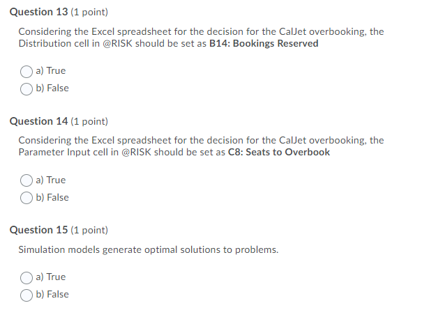 Use the following information to answer the next 3 | Chegg.com