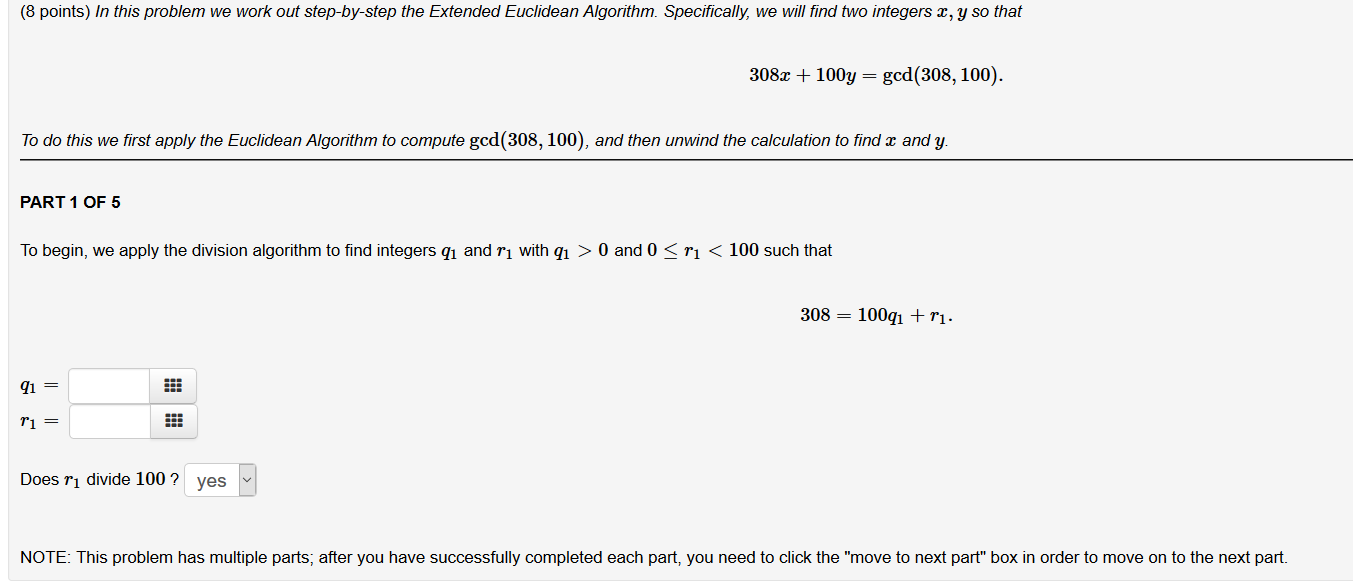 Solved (8 points) In this problem we work out step-by-step | Chegg.com