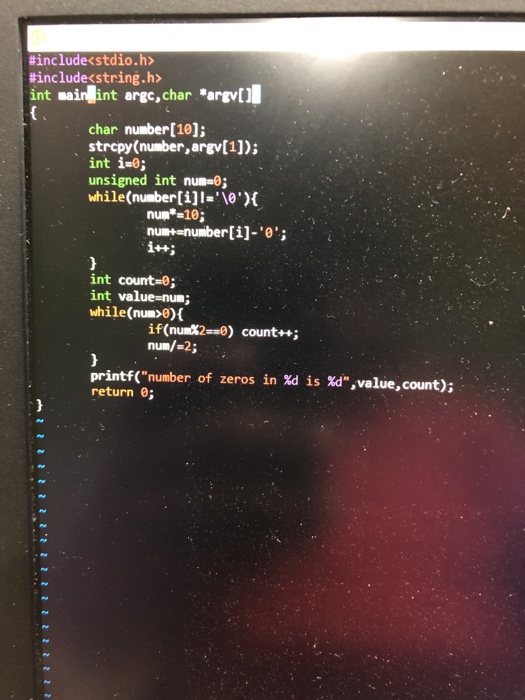 Solved #include #include int main int argc,char "argv char | Chegg.com