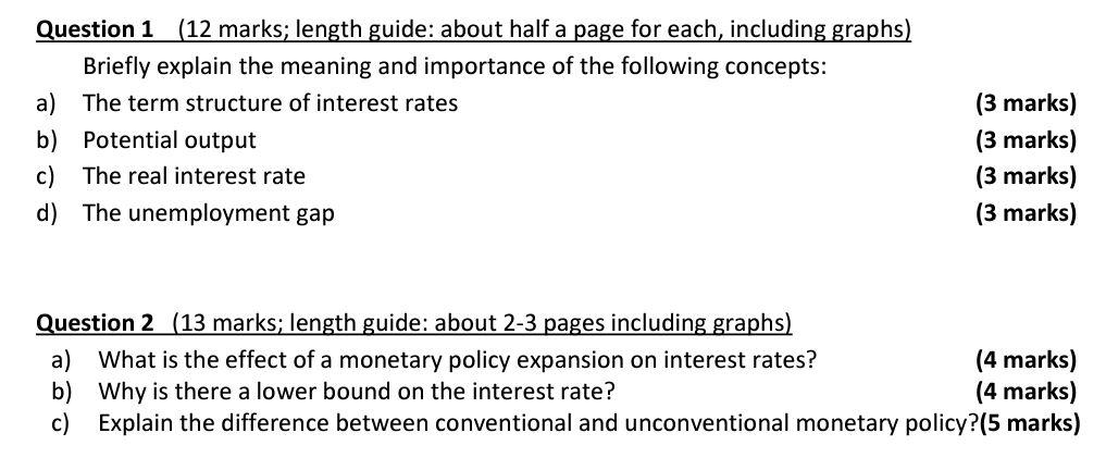 Solved Question 1 (12 marks; length guide: about half a page | Chegg.com