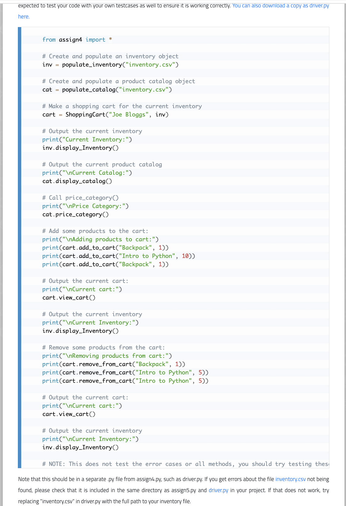 Solved In this assignment, you will develop software that | Chegg.com